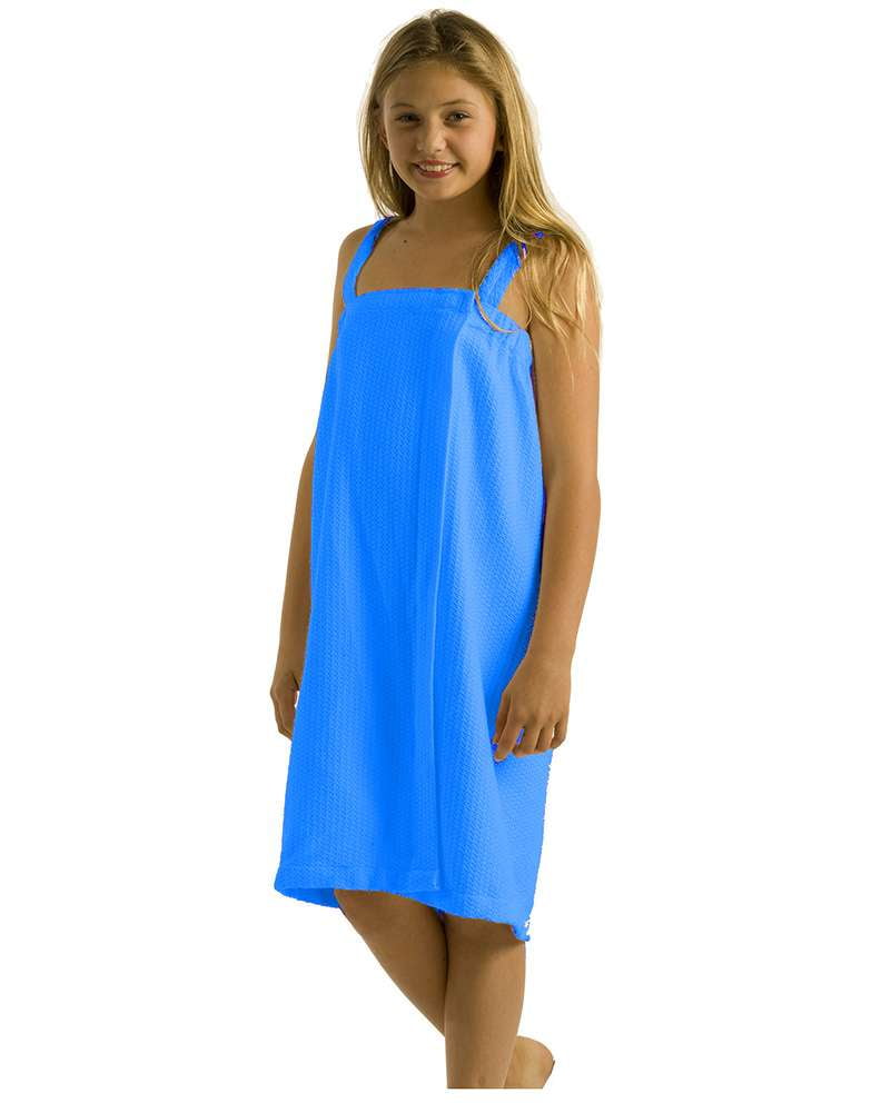BY LORA Girls's Bath Wrap, Childs Bath Shower Dress with Adjustable ...