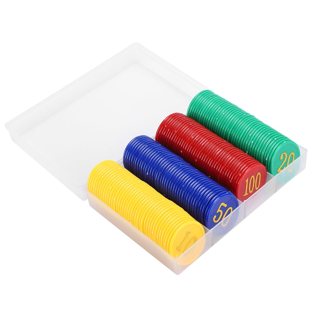 BYARSS 160pcs / Box Poker Chips Professional Family Educational Digital ...