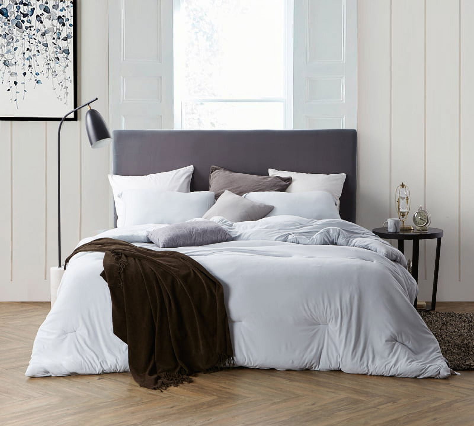 BYB Bare Bottom Comforter - Glacier Gray - Twin-XL - Walmart.com