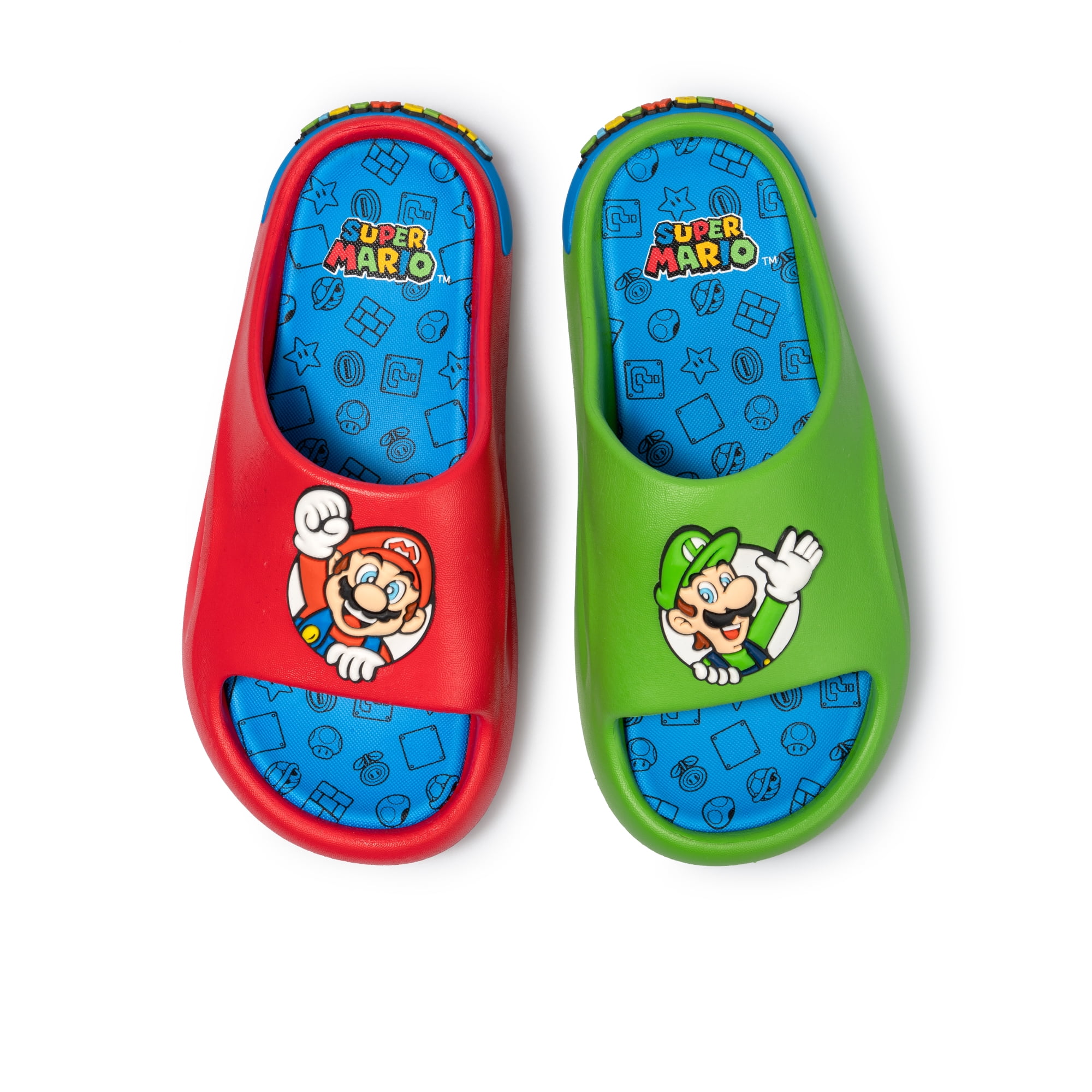 Mario Little & Big Boys Comfort Slide - Walmart.com
