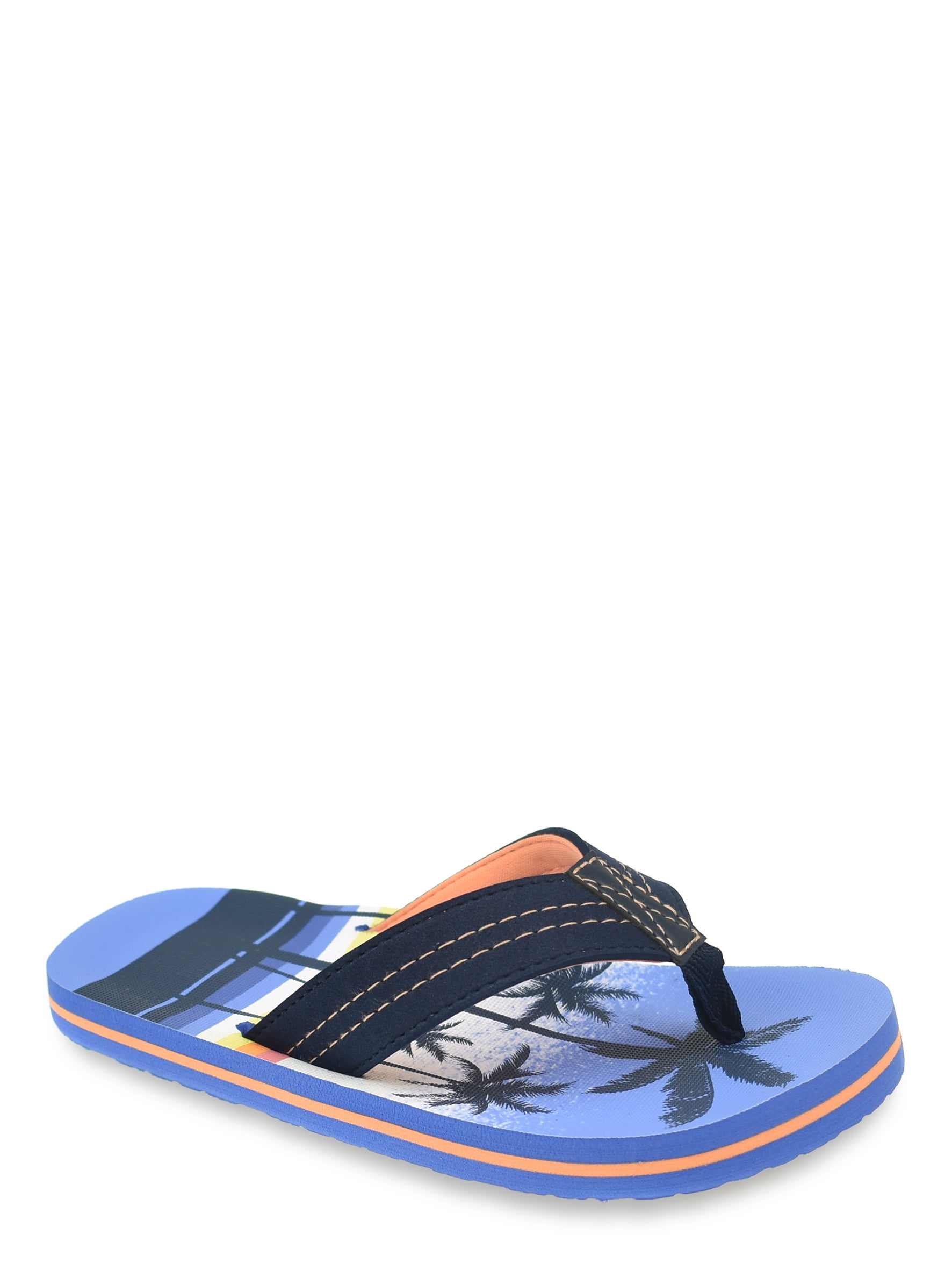 Wonder Nation Little & Big Boys Flip Flops - Walmart.com