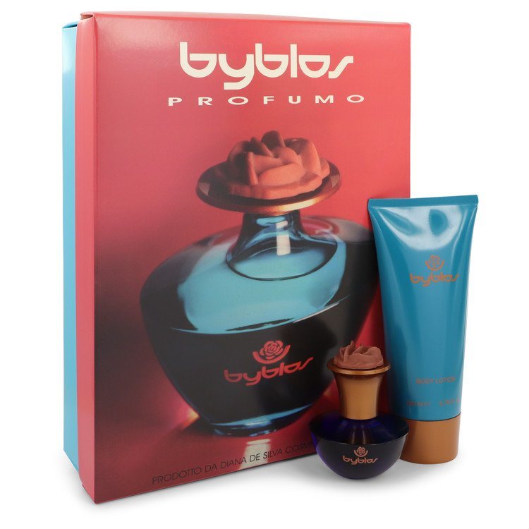 BYBLOS by Byblos Gift Set: Eau De Parfum Spray and Body Lotion ...