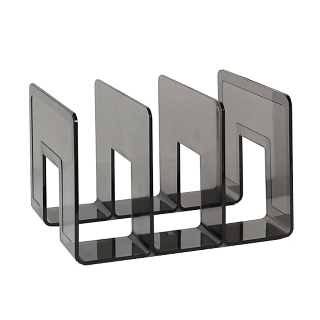 BYDOT Vertical Desktop Shelf Clear Acrylic Office Organization Book ...