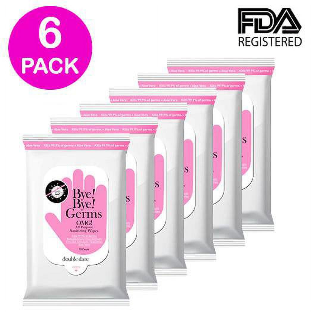 BYE! BYE! Germs OMG! All Purpose Sanitizing Wipes (6 pack) - Walmart.com