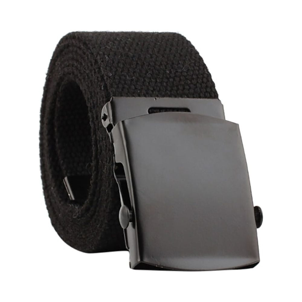 BYHONG Canvas Automatic Fashion Men Women Nylon Belt Fans Buckle Belt ...
