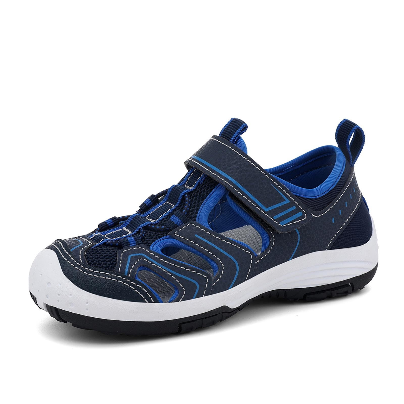 BYHONG Children's Fashion Color Matching Bag Toe Sandals Comfortable ...