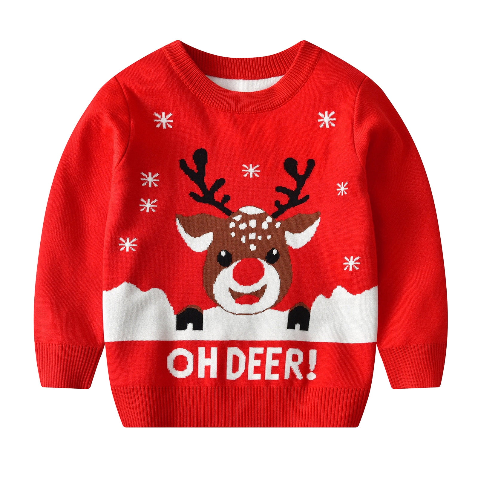 BYHONG Christmas Sweaters for Kids 2024 Girls Sweaters Kids Girls Boys ...