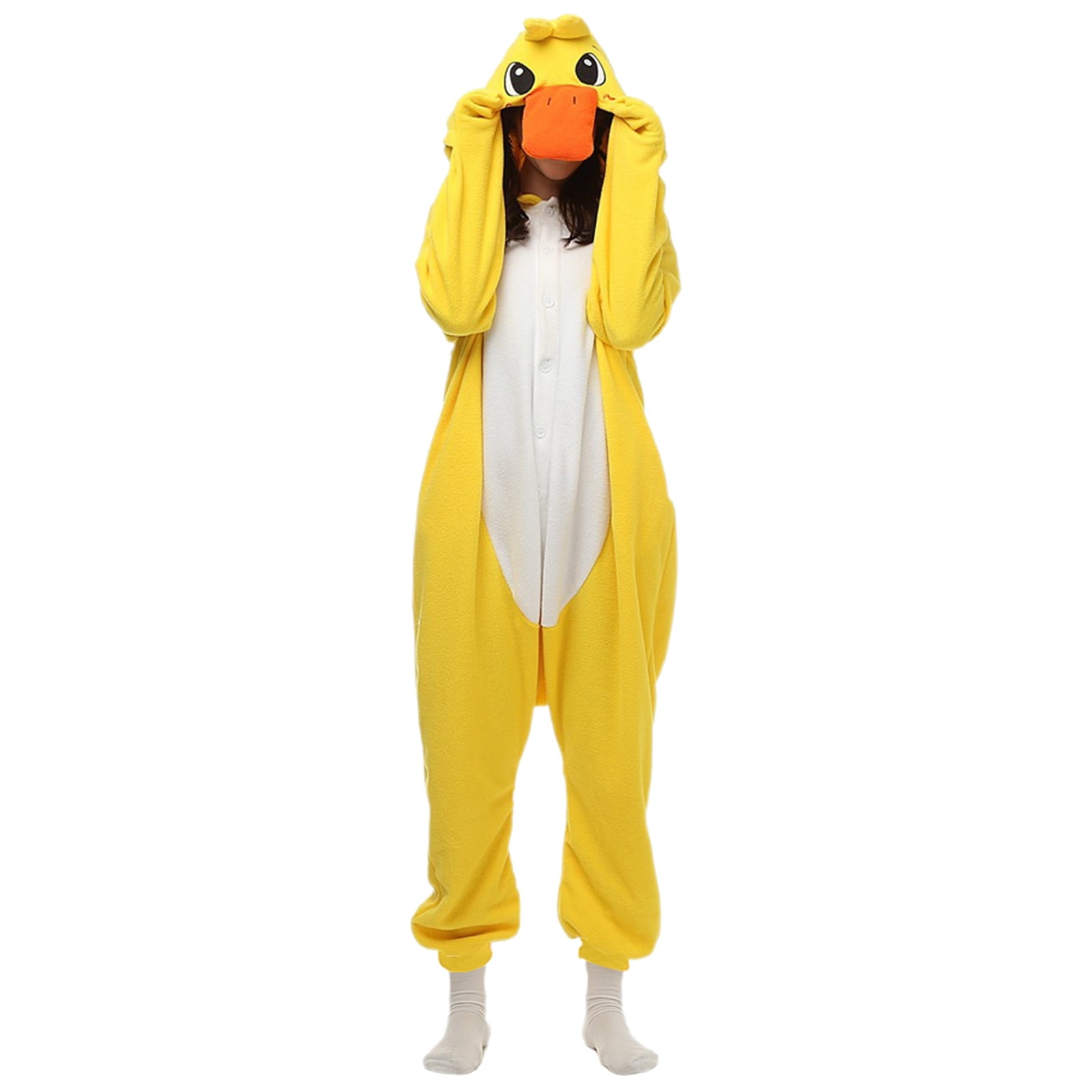 BYHONG Cute Cartoon Animal Pajama for Women Sleepwear Cozy Sleep Suit ...