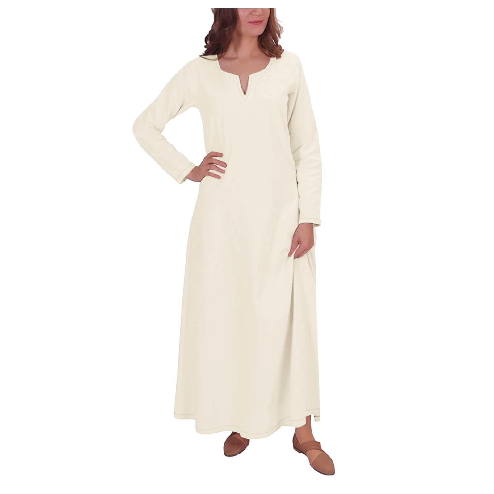 BYHONG Ladies Long Skirt Suit Wool Apron Dress Court Play Party (two ...