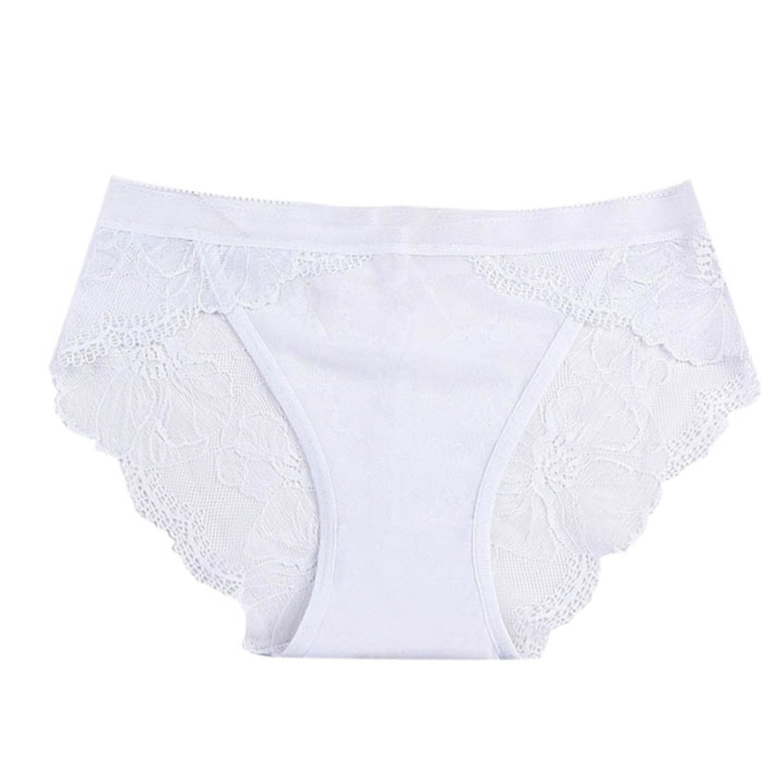 BYHONG Ladies' Sexy Lace Breathable Pure Crotch Lifting Triangle Underwear Panties for Women ...