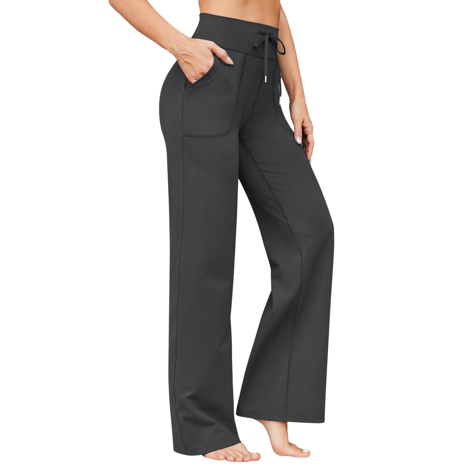 BYHONG Men's Sheer Yoga Pants High Waist Fitness Sports Wear Gym ...