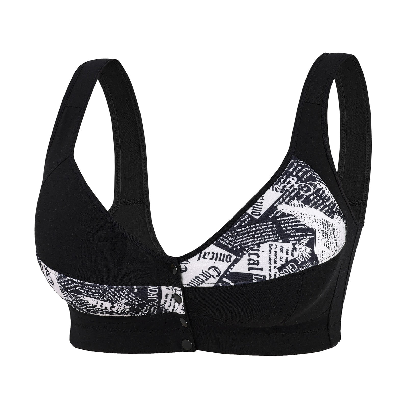 BYHONG Sexy Underwear for Women's Fixed Cup Front Buckle Underwear for ...