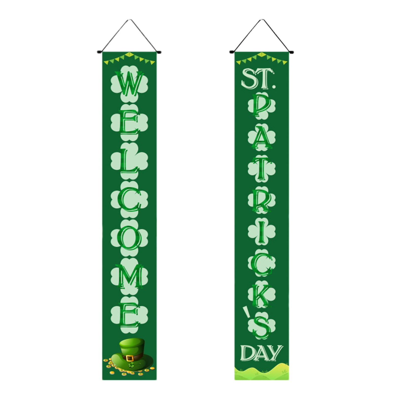 BYHONG St. Patrick's Day Couplets Decorated Curtain Banners Decorated ...