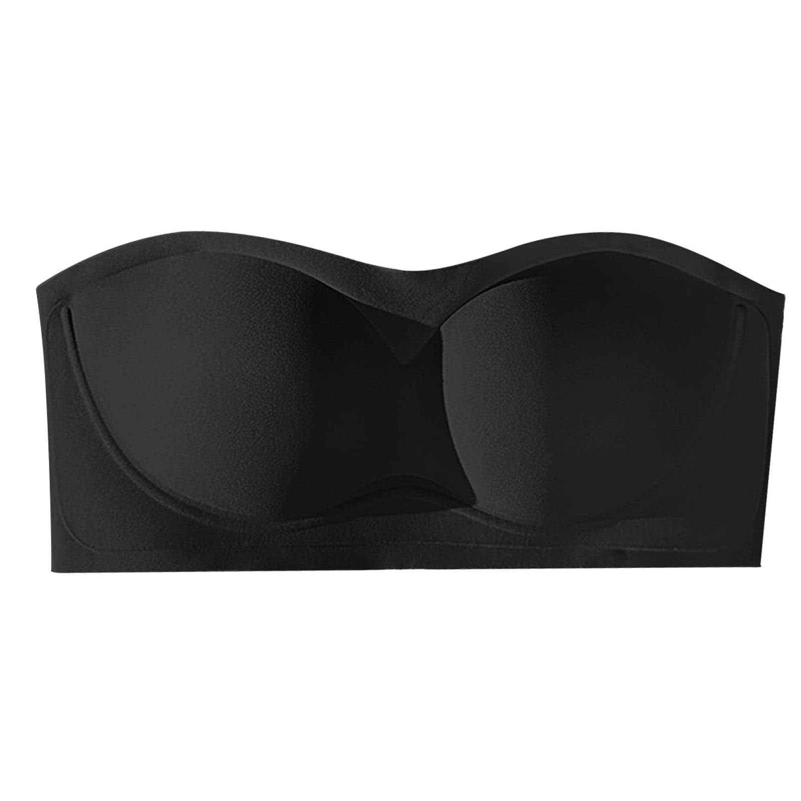BYHONG Strapless Bra for Women Non Push Up Wire Comfort Lift and ...