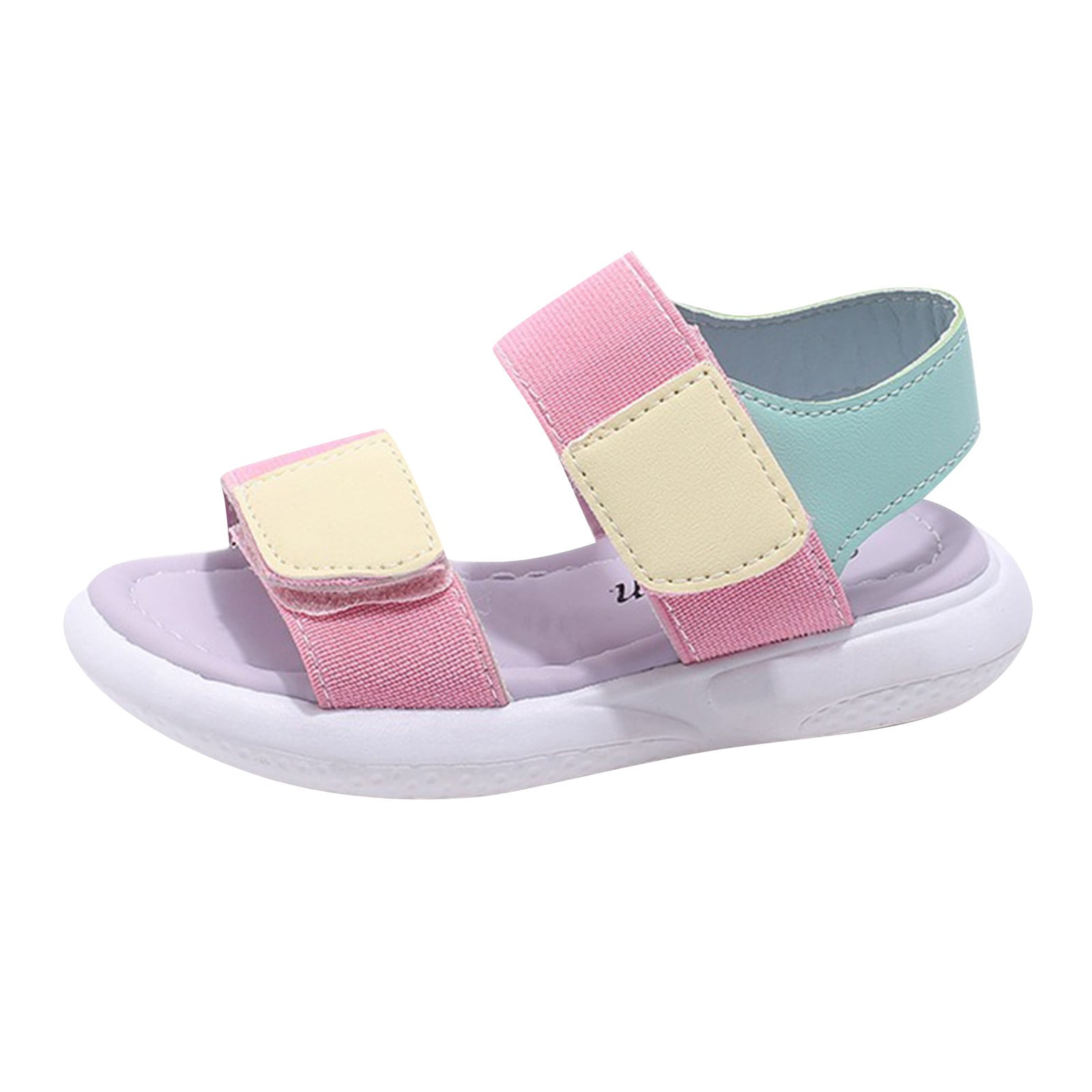 BYHONG Toddler Girls Sandals & Kids Shoes - Sparkly Closed-Toe Party ...