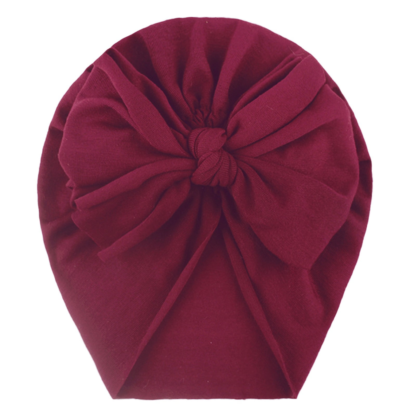 BYHONG Toddler Kids Baby Boys Girls Solid Bow Knotted Hat Beanie ...