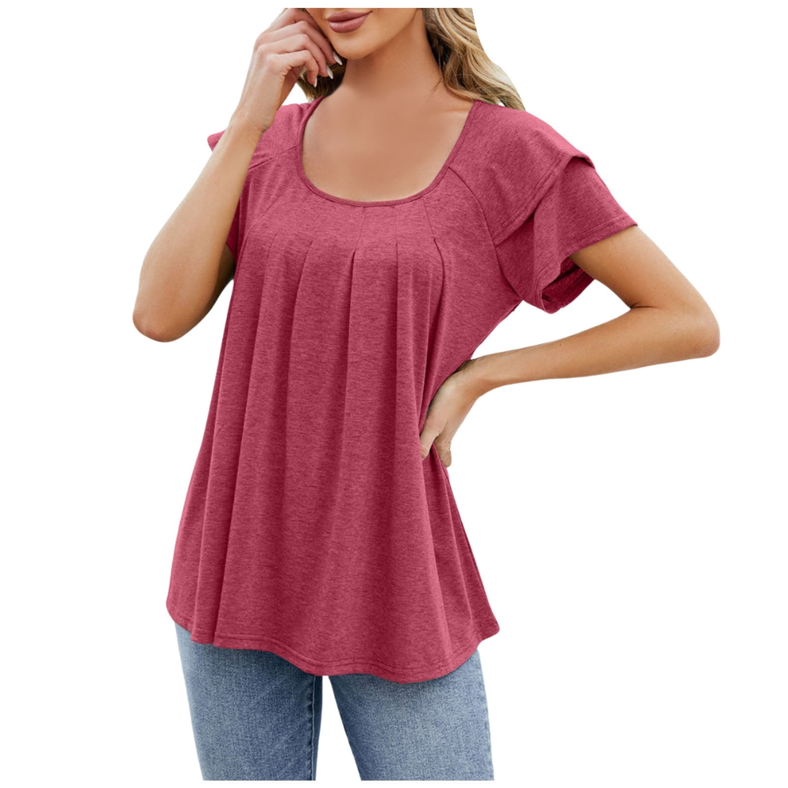 BYHONG Women Tops 2024 None USA and Imported - Walmart.com