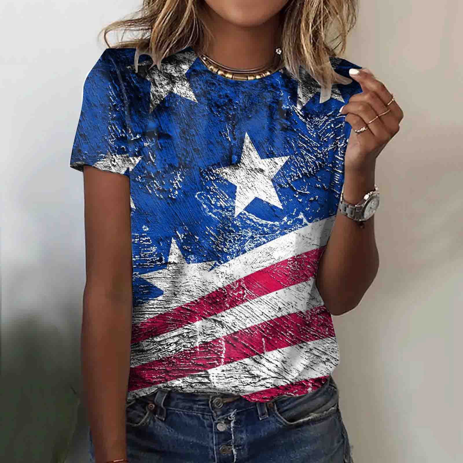 BYHONG Women Tops 2024 None USA and Imported - Walmart.com