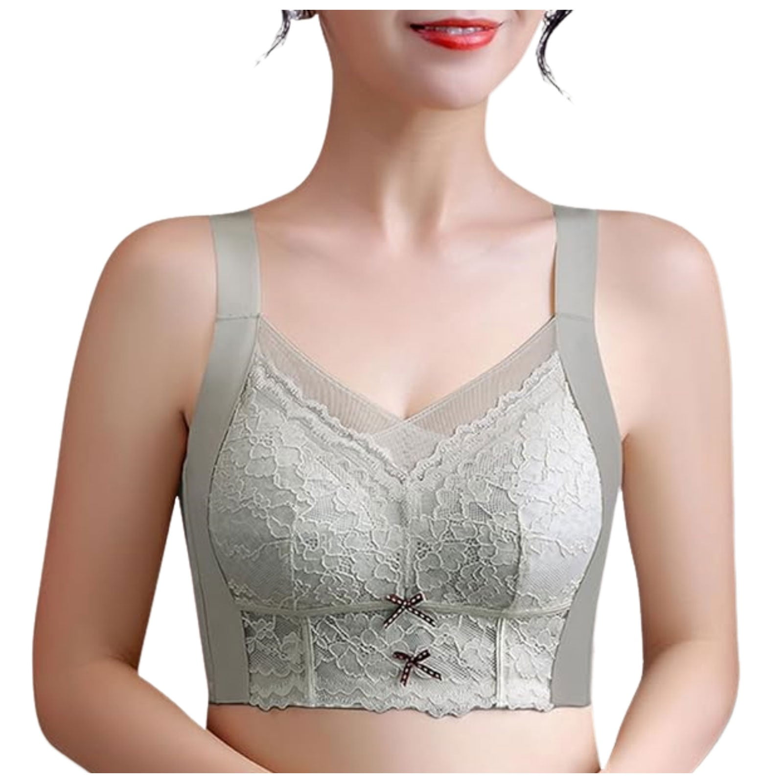 BYHONG Women's Big Show Small Sagging Thin Adjustable Collection Plus Size Underwear Womens ...