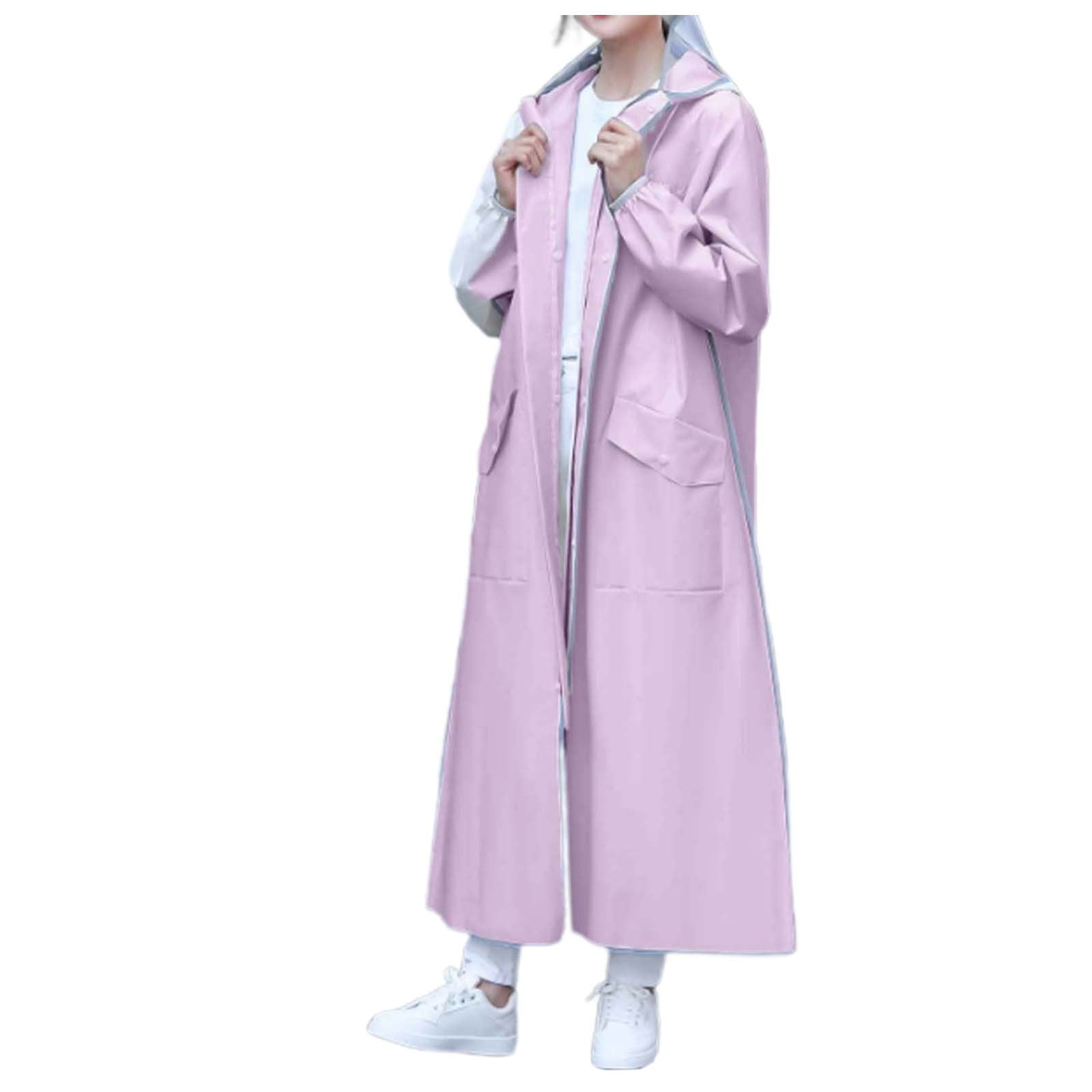 Bmisegm Women's Full Length Raincoat Overall Suit for Adults with ...