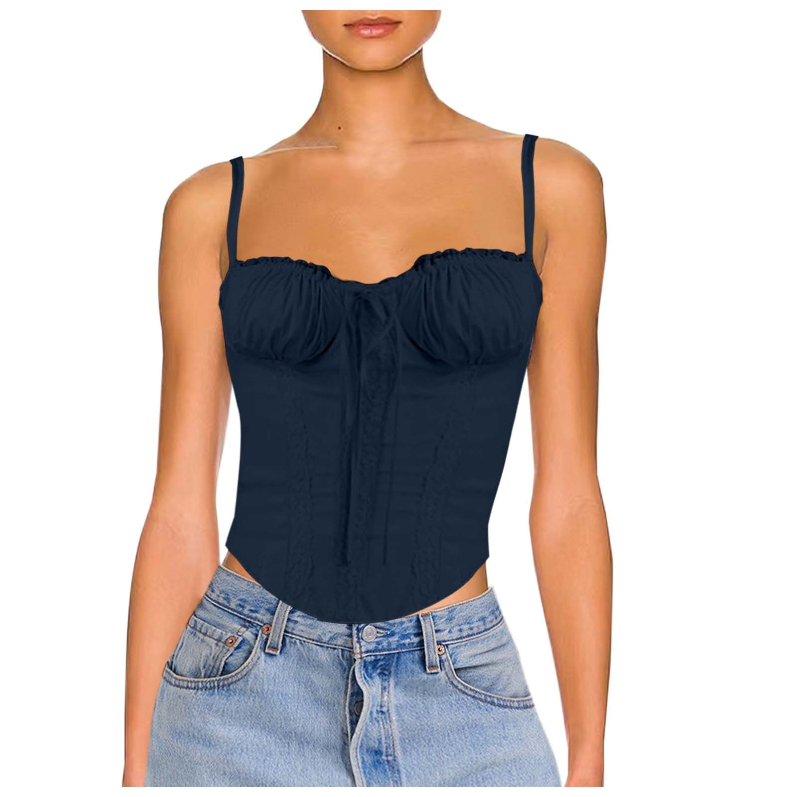 BYHONG Women's Lace Trim Camisole Top Sexy Sleeveless V-Neck Tank Top for Women Strappy Summer ...