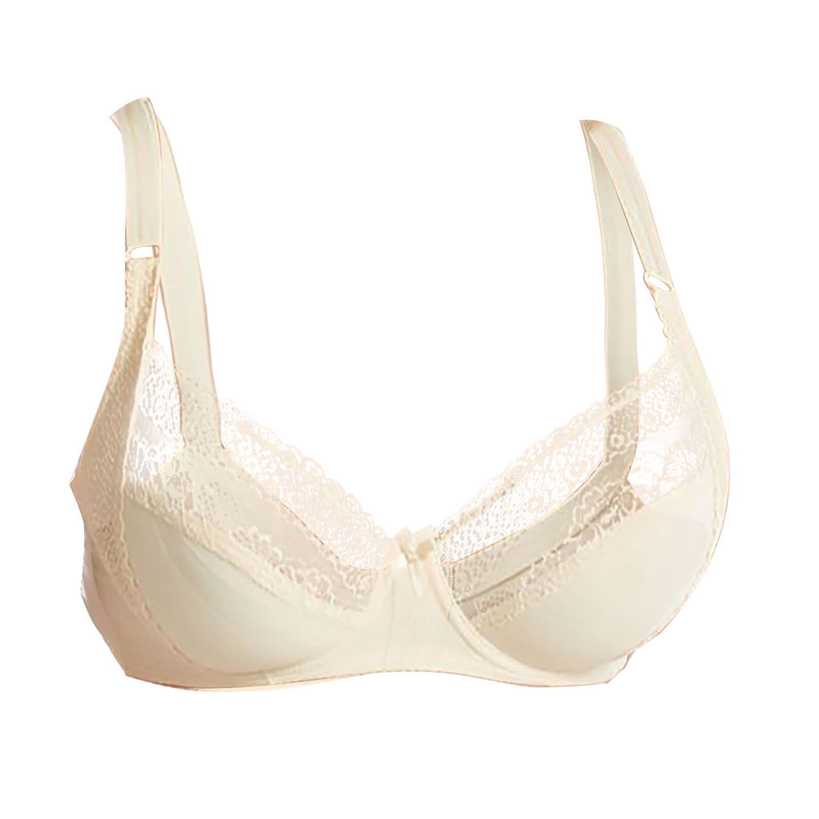 BYHONG Women's Plus Size E Cup Lace Bra Sexy Thin Bra Side Support Bra ...