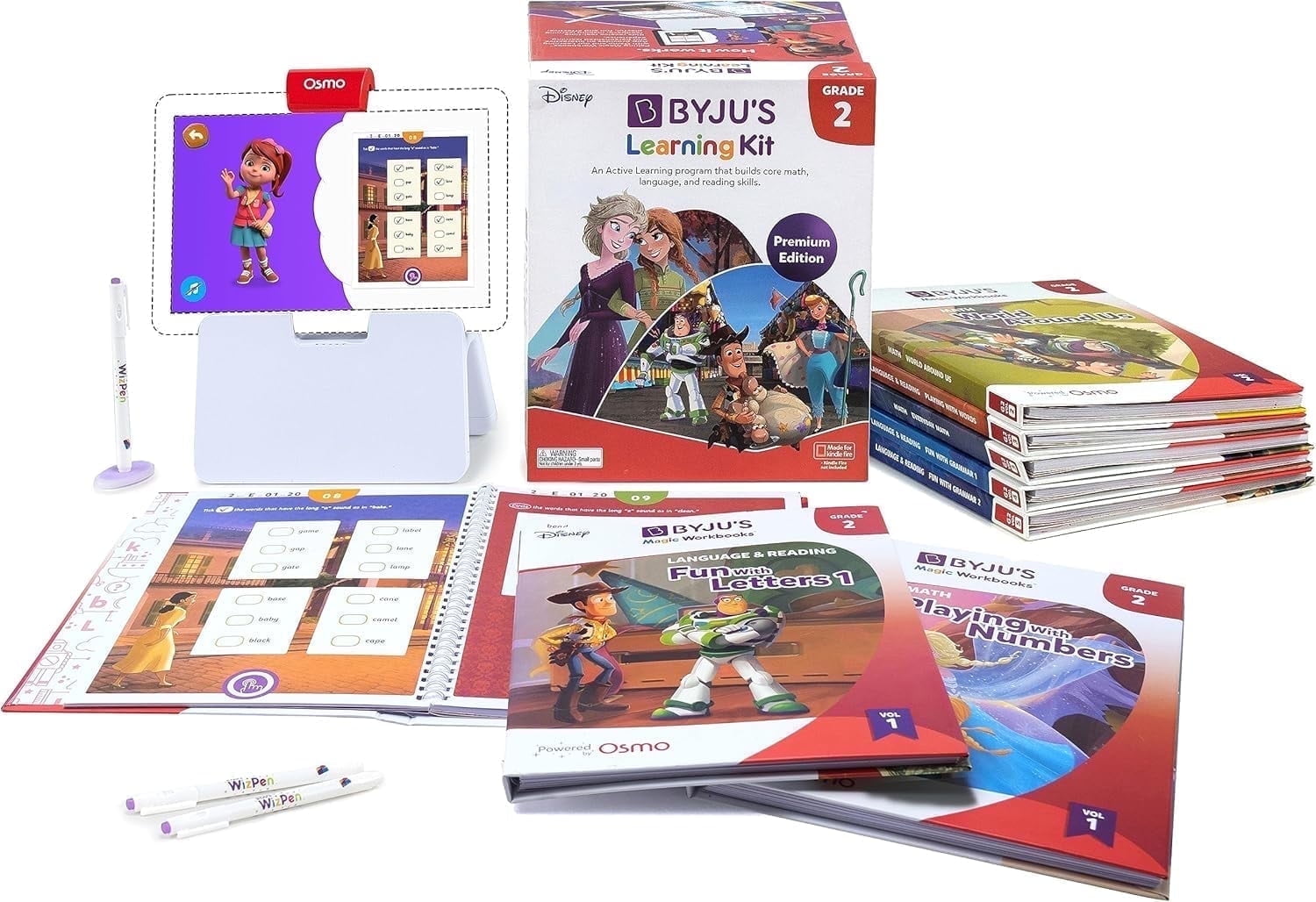 BYJU’S Learning Kits: Disney,2ND Grade - Fire Device Premium Edition ...