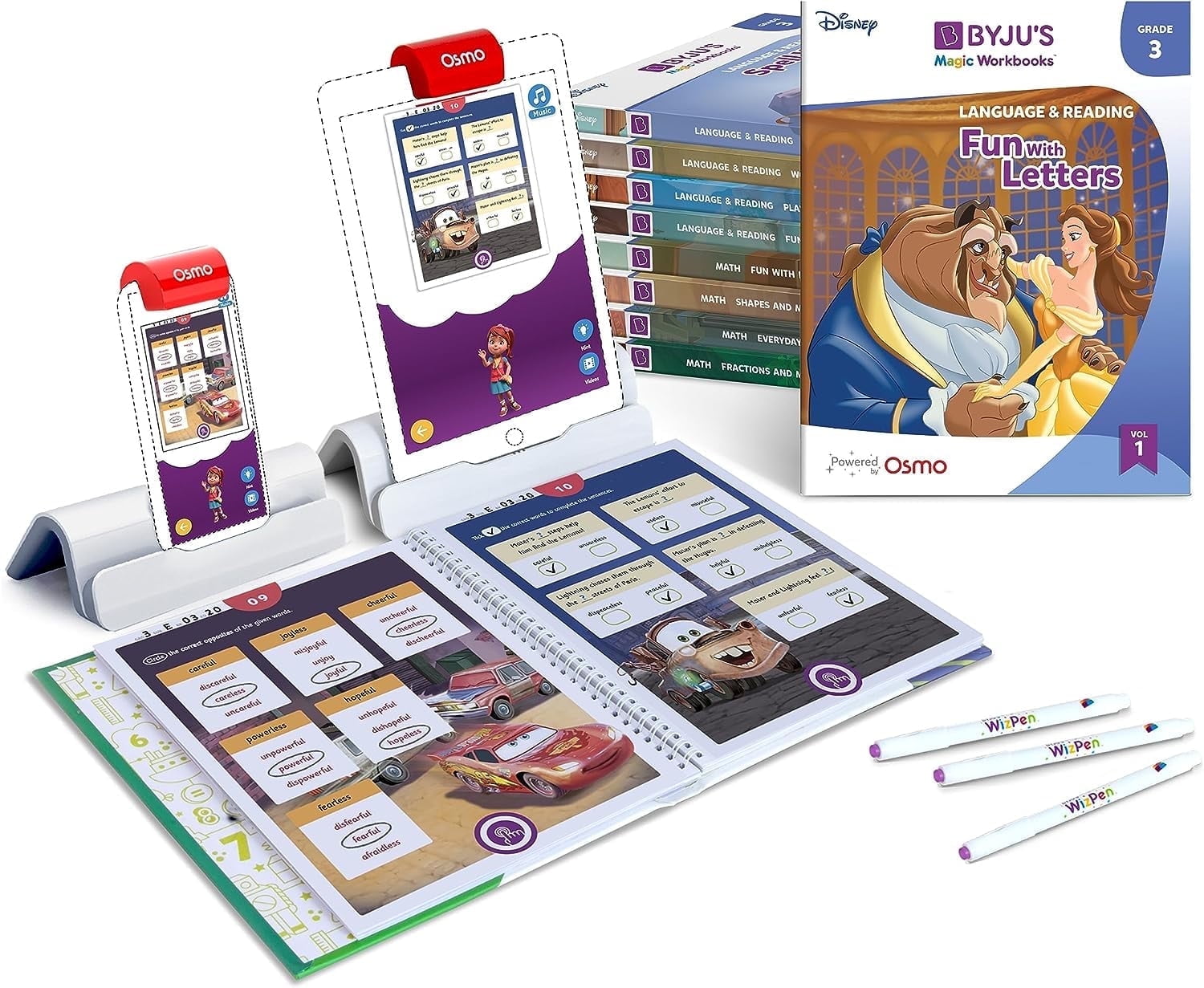BYJU’S Learning Kits: Disney,3RD Grade - Ipad Premium Edition (App + 8 ...