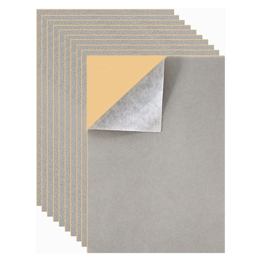 BYNNIX 10 Pieces Felt Sheets with Adhesive Backing Felt Wallpaper Self ...