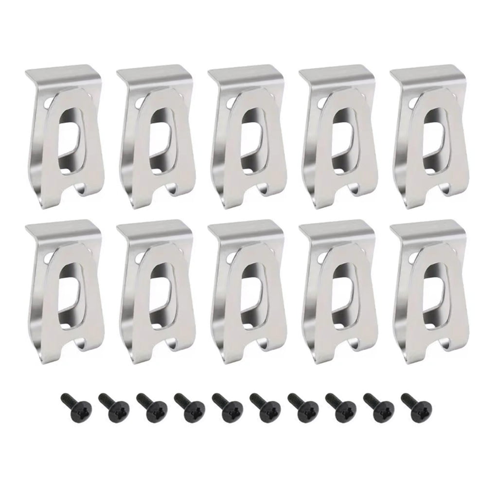 BYNNIX 10Pcs Heavy Duty Belt Clip Hook Power Tool Secure Attachment for ...