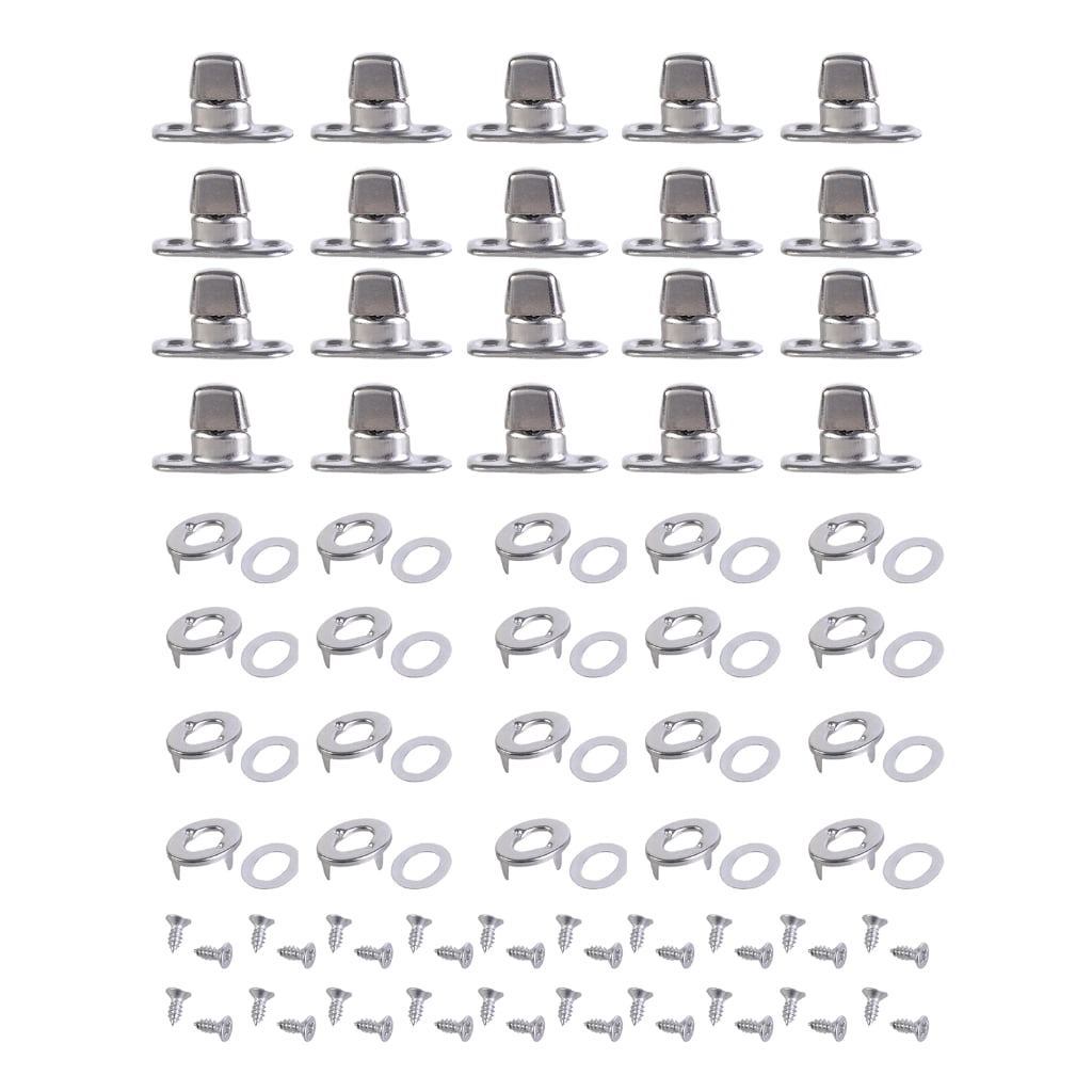 BYNNIX 20Pieces Multipurpose Twist Lock Fasteners Set for Canvas Marine ...