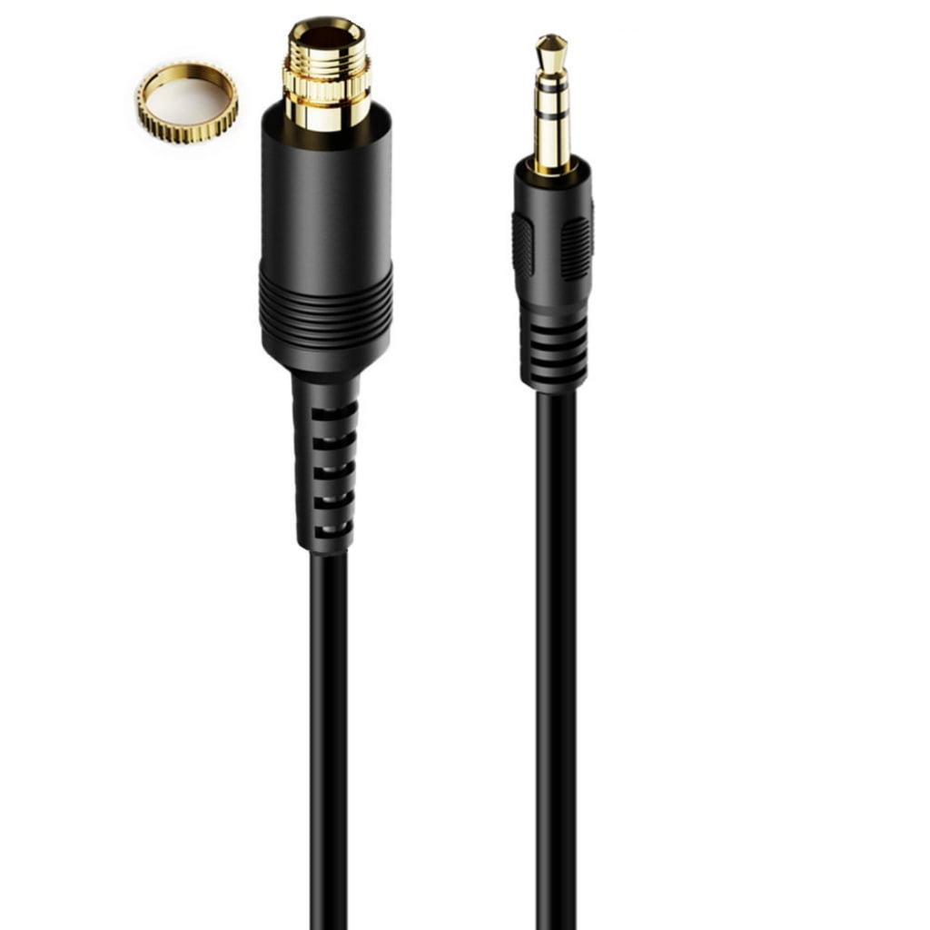 BYNNIX 3.5mm Extension Cable Auxiliary 3.5mm Male to Female Locking Nut ...