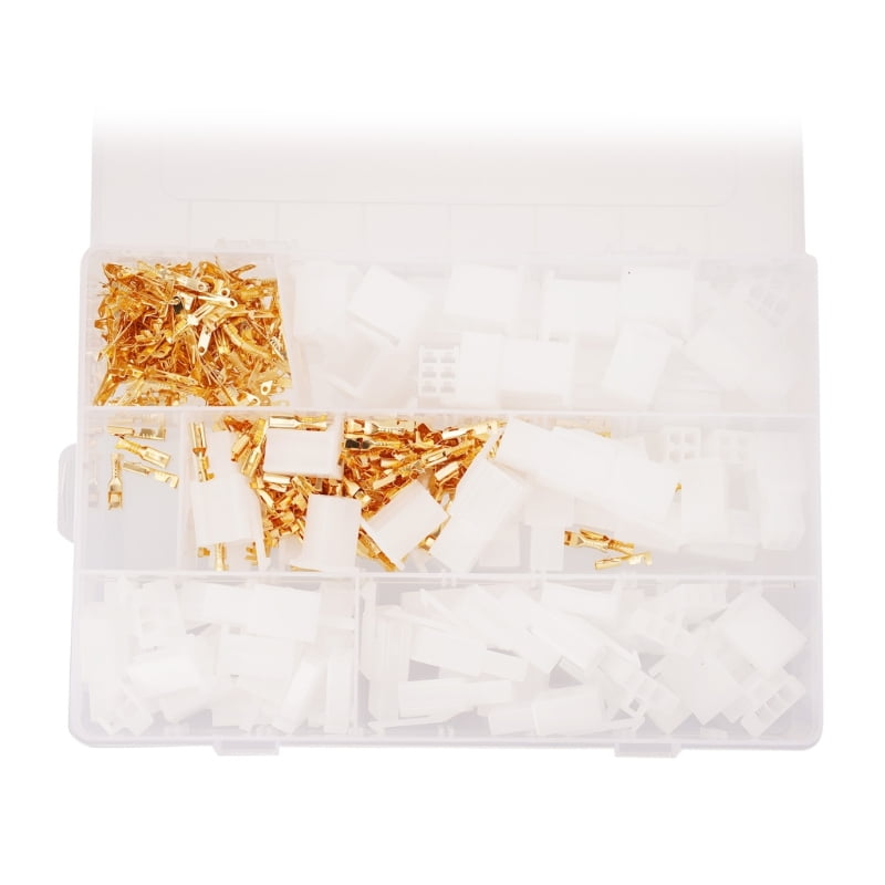 BYNNIX 380Pcs 2.80mm 2 3 4 6 Pin Plug Housing Pin Header Crimps ...