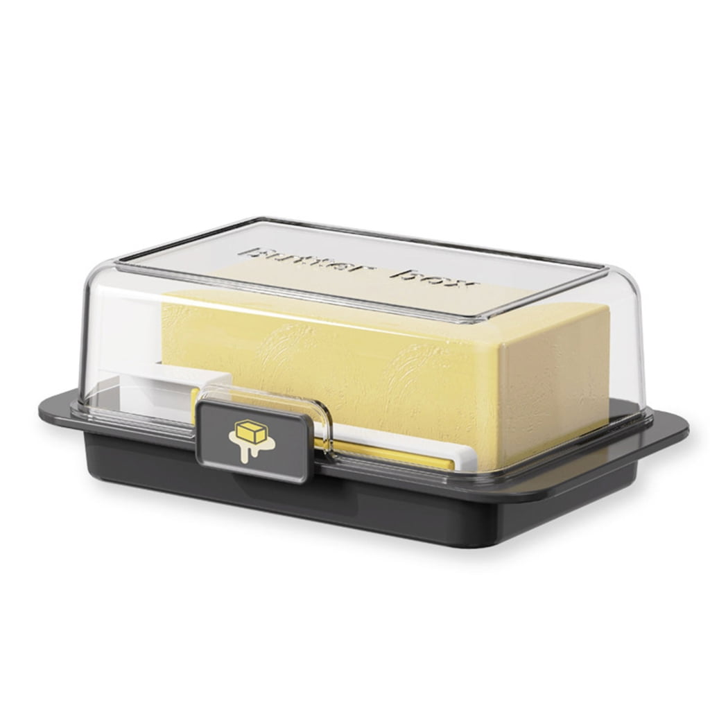 BYNNIX Butter Dividing Storage Box with Lid Kitchen Storage Seal Butter ...