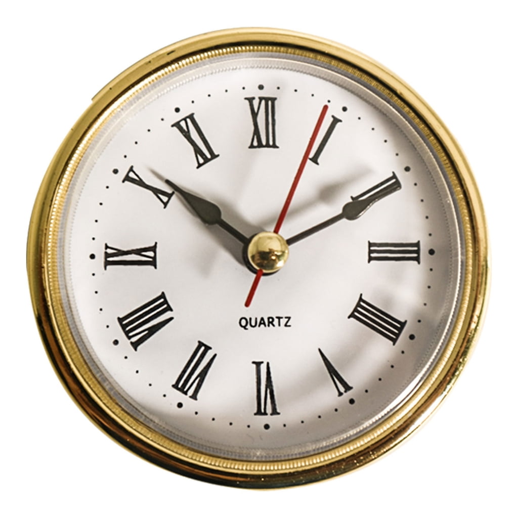 BYNNIX Classical Round Miniature Clock Fit Up Watch Dials Replacement ...