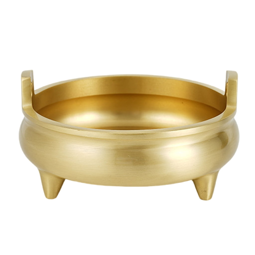 BYNNIX Elegant Brass Censer with Tripod Base Censer for Religious ...