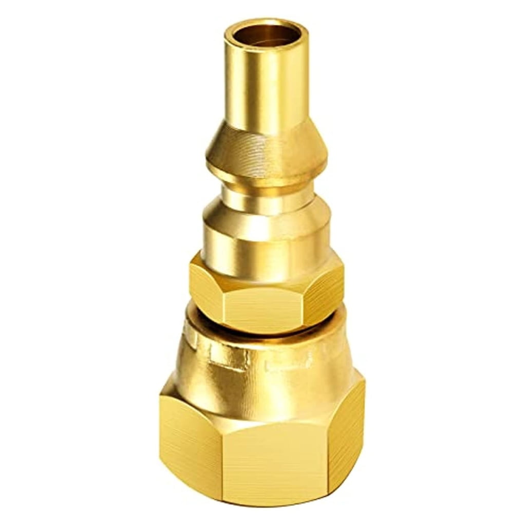 BYNNIX Elegant Brass Pipe Fitting Adapter Stable Brass Reducing Adapter ...