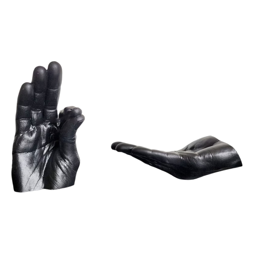 BYNNIX Elegant Hand Shape Incenses Burners with Ashes Catchers ...