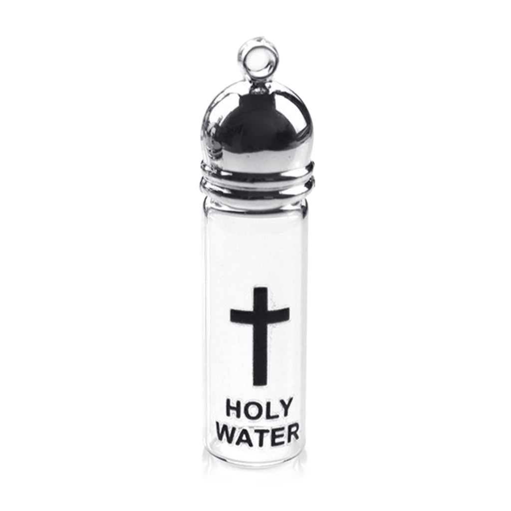 BYNNIX Glass Bottle With Lid Praying Bottle Empty Container For ...