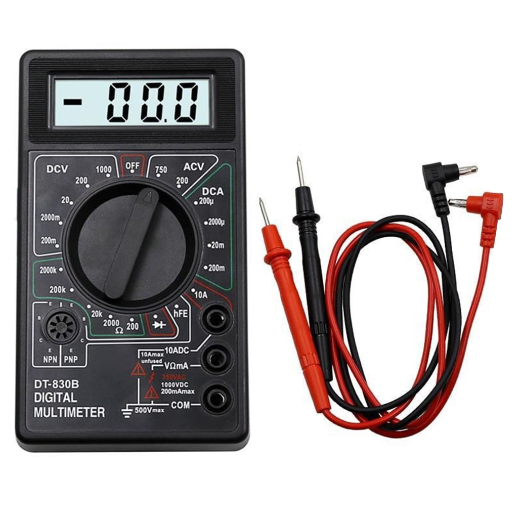BYNNIX High Precisions Digital Multimeter with Clear LCD Display ...