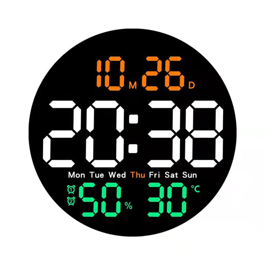 BYNNIX Large Screen Digital Clock with Remote Controlled 10inch Led ...