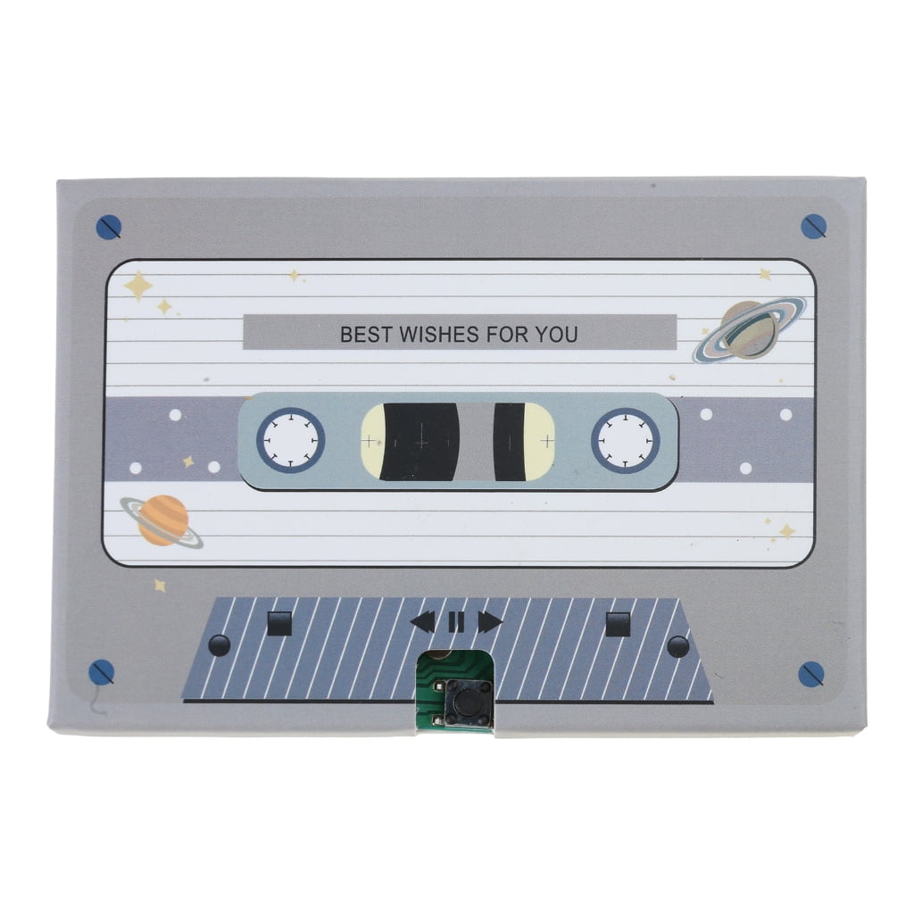 BYNNIX Message Recorder Cassettes Voice Tape Greeting Card Handmade ...