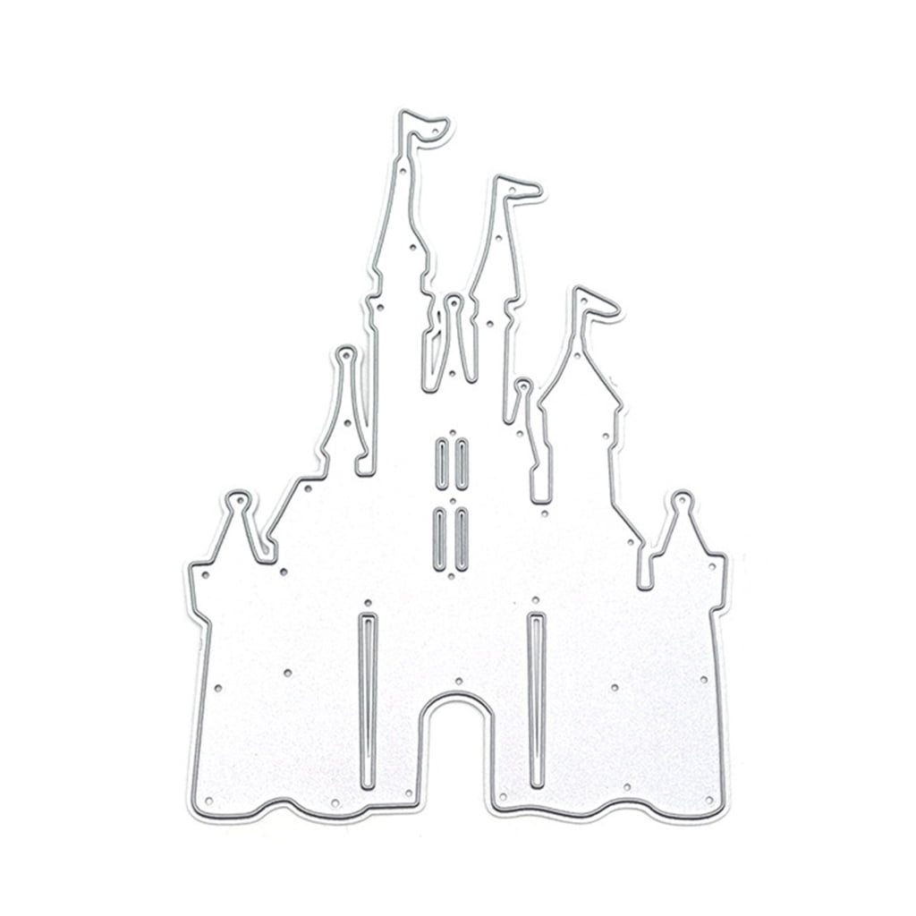 BYNNIX Metal Die Cuts Castle Embossing Stencil Cutting Dies for Card ...