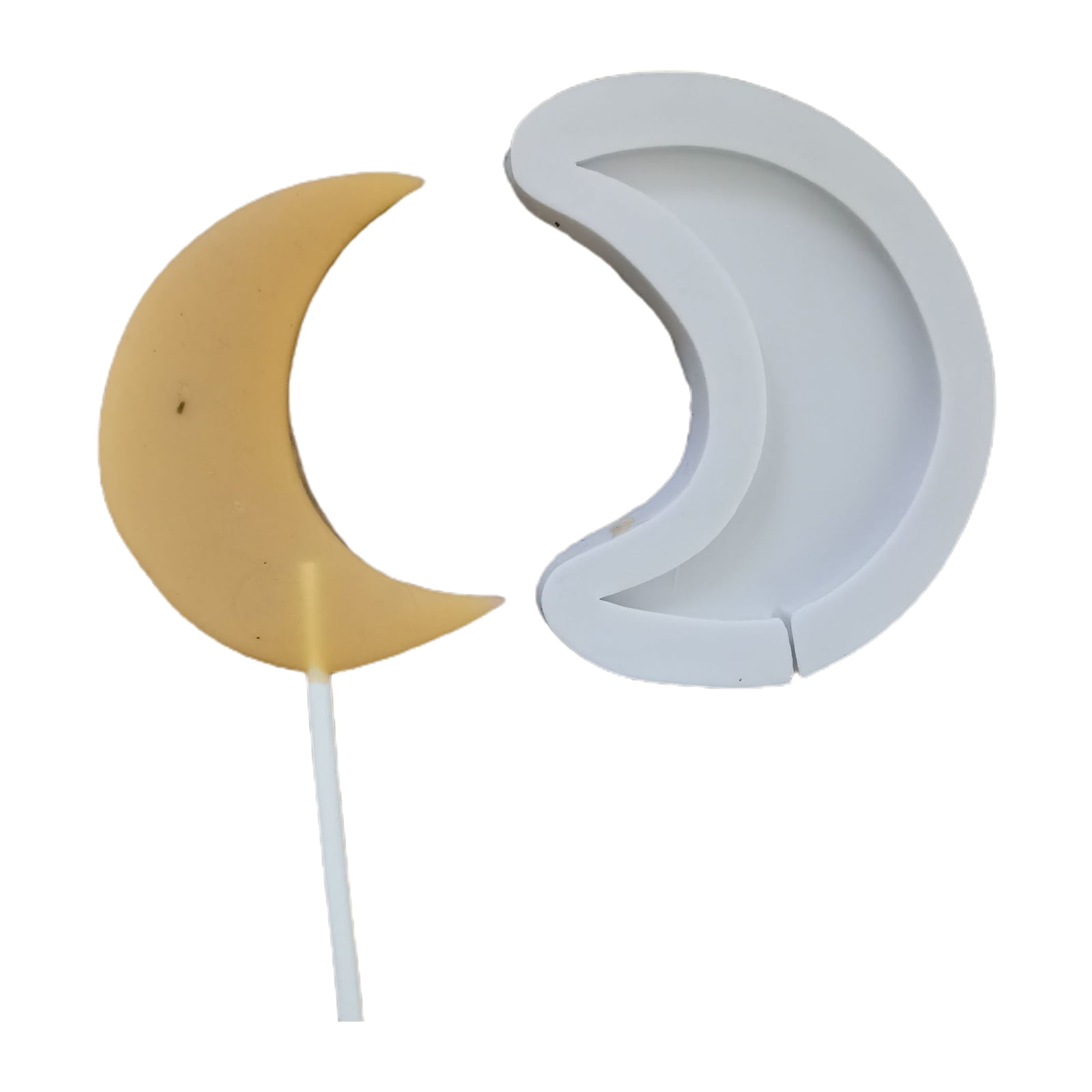 BYNNIX Mini Star and Moon Shape Lollipop Molds for Cake Decorating ...