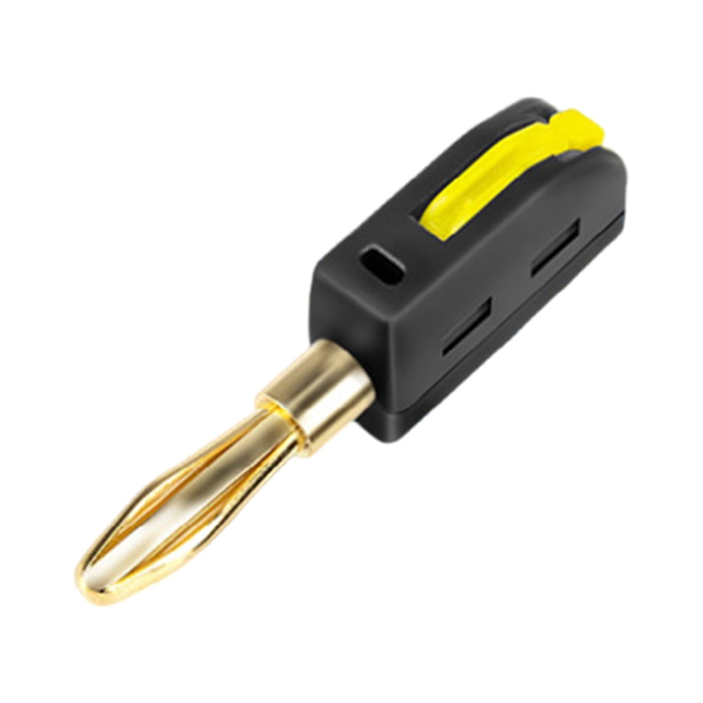 BYNNIX None Solder Quick Connection Banana Plug for High Powered ...