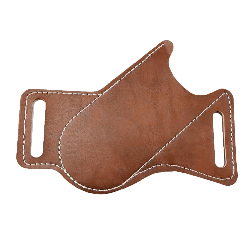 BYNNIX PU Leather Folding Cutter Sheath Belt Pouches Pocket Tool ...