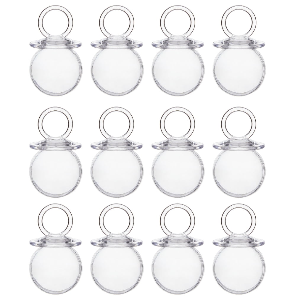 BYNNIX Pack of 12 Fillable Pacifier Shape Candy Boxes Snack Box ...