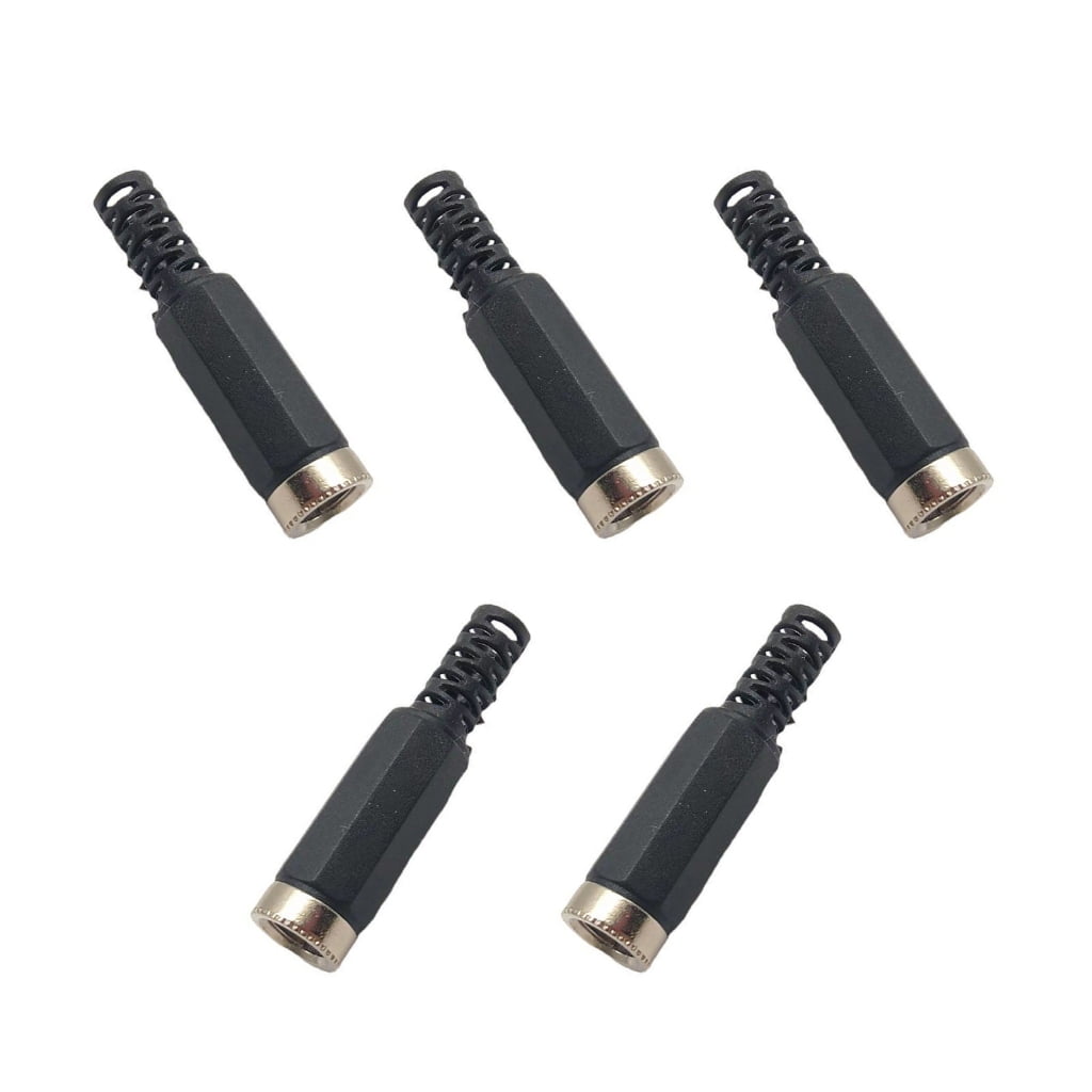 BYNNIX Pack of 5Pcs DC5.5x2.5mm Female Power Socket DC5525 Assembled ...