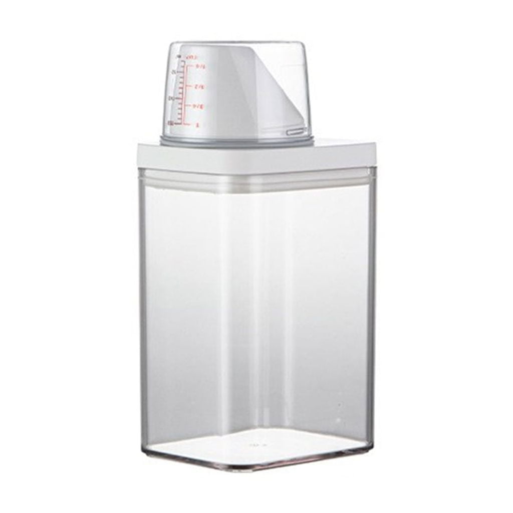 BYNNIX Practical Detergent Box for Powder and Liquid Refillable Laundry ...