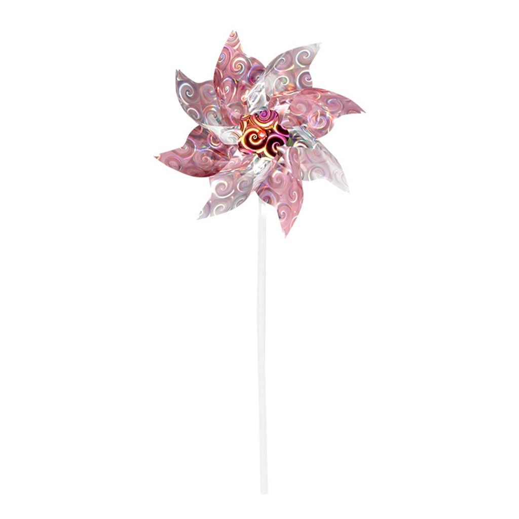 BYNNIX Sequins Pinwheels Colorful Wind Spinners Garden Party Pinwheel ...